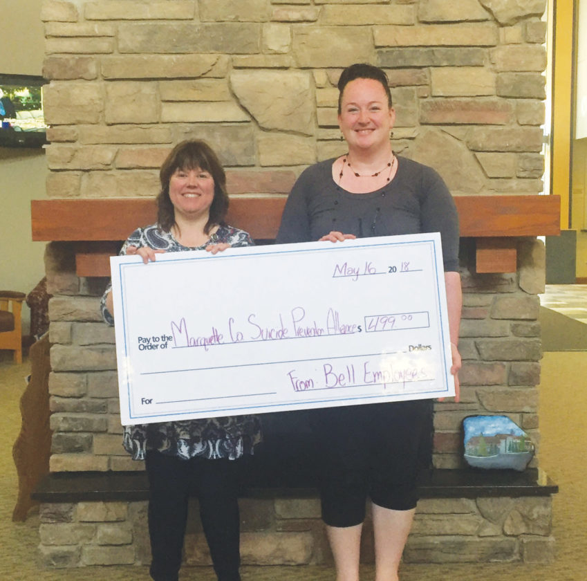 UPHS-Bell makes donation | News, Sports, Jobs - The Mining Journal